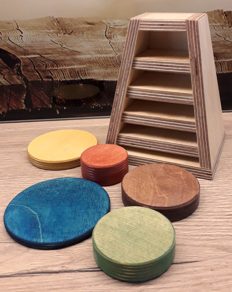 Size Sorting Puzzle Tower Montessori Toys - Etsy