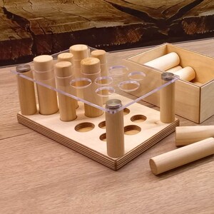 Depth Perception Pegboard Set, Fine Motor Skills Toy - Etsy