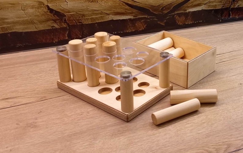 Depth Perception Pegboard Set, Fine Motor Skills Toy - Etsy