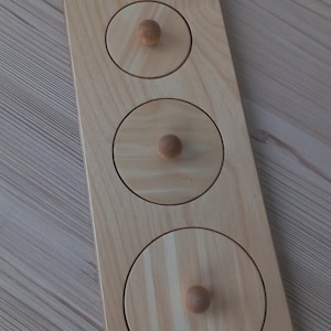 Montessori Multiple Circle Puzzle/geometric Shape Puzzle Early ...