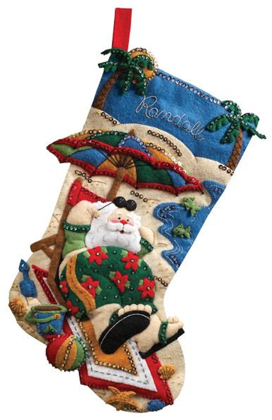Bucilla Christmas Stocking, Felt Stocking, Christmas Stocking, Coolin ...