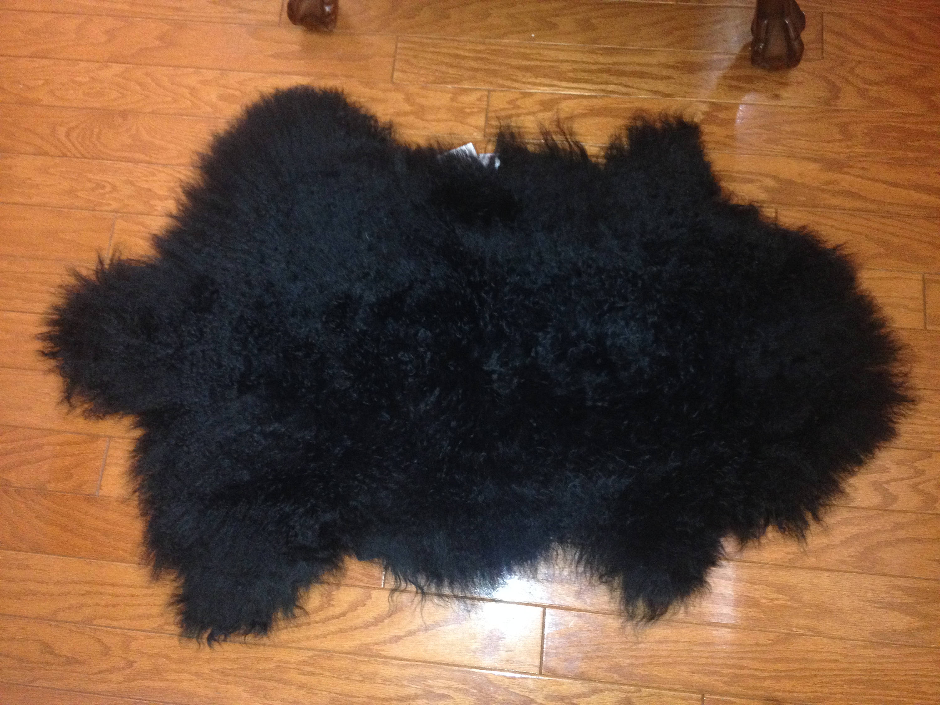 Black Tibetan Lamb Pelt - Etsy