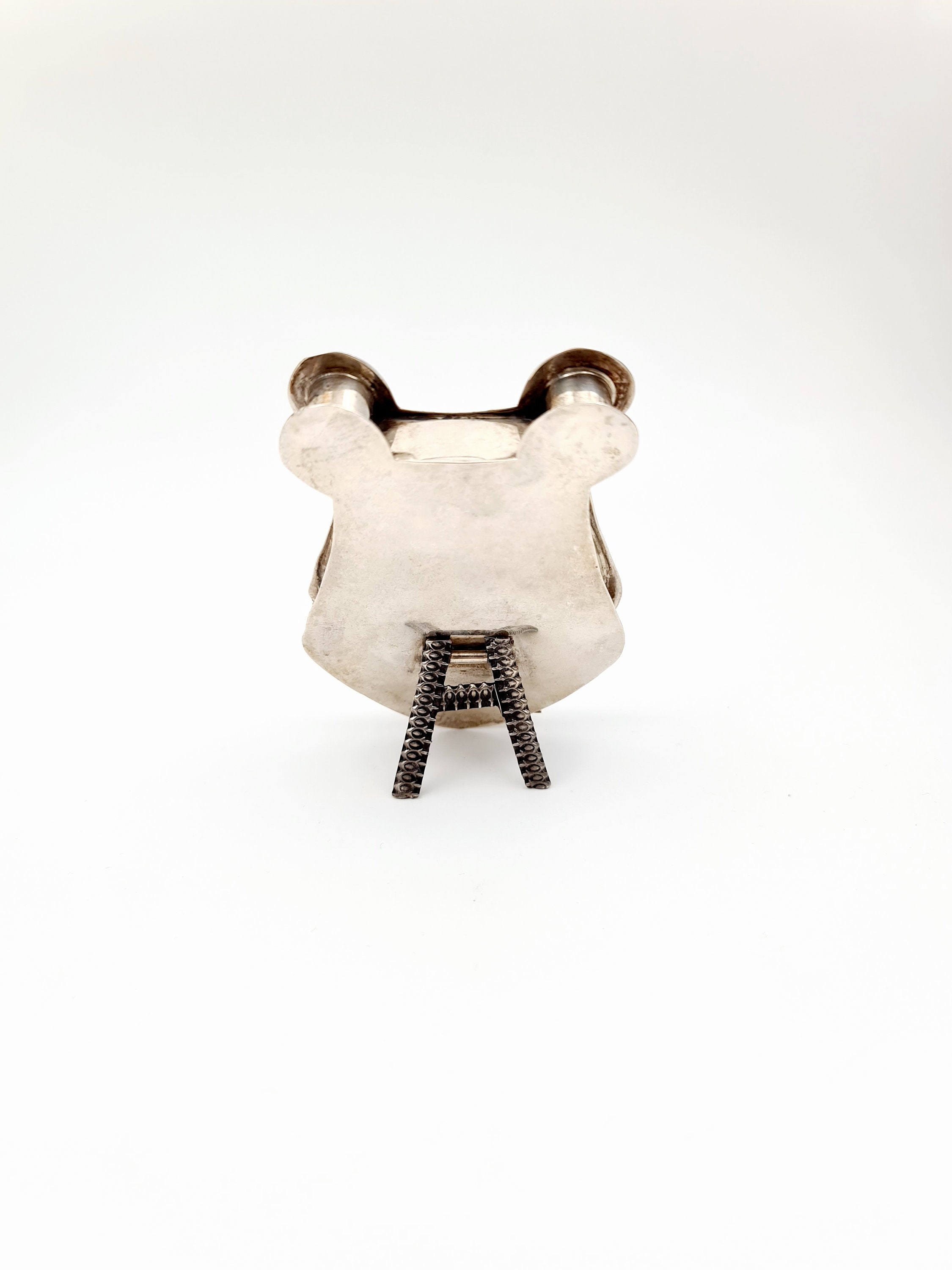 Vintage Besamim Spice Box, 925 Sterling Silver Harp of David, Handmade ...