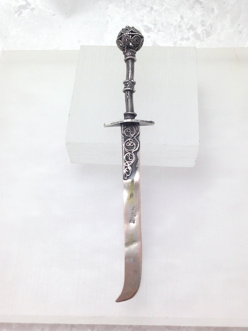 Collectible Vintage Letter Opener Sword Sterling Silver 1940's ...