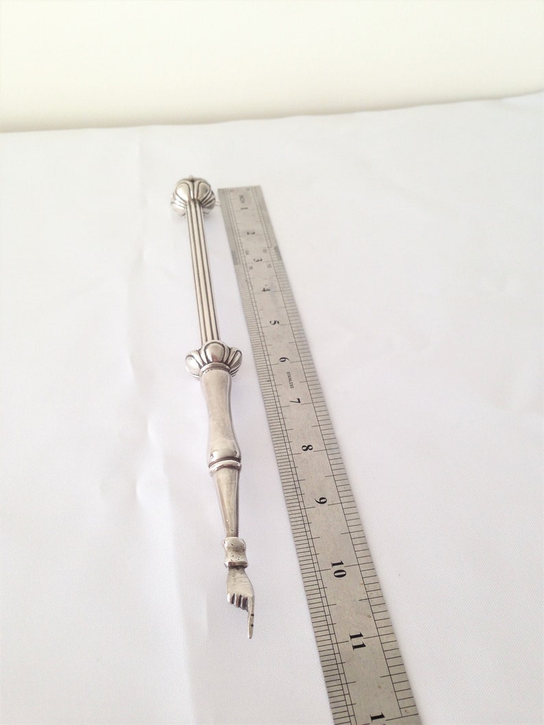 Vintage Sterling Silver Yad Torah Pointer Collectible Judaica Israel ...