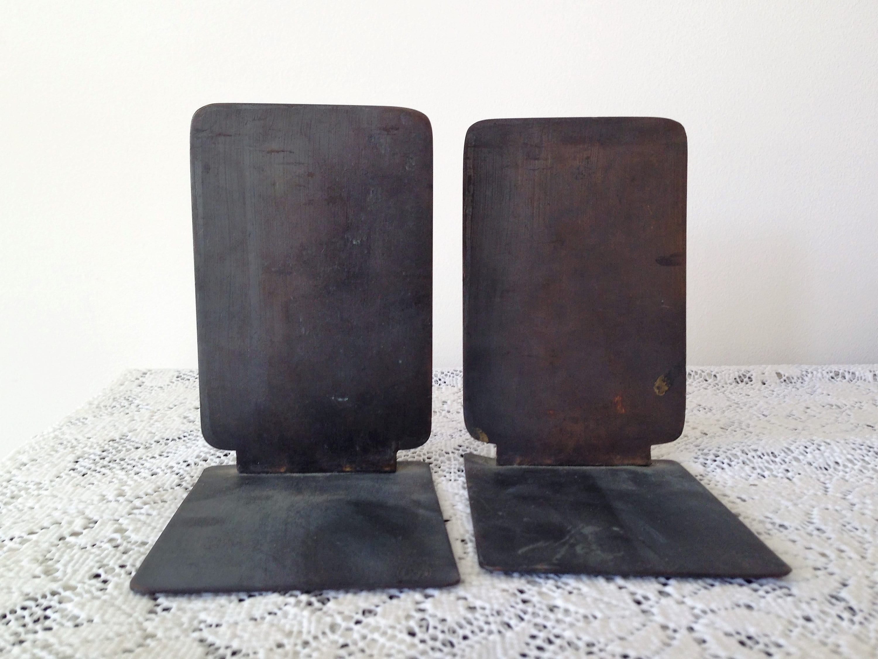 Vintage Brass Bookends Palbell 1950's Eretz Israel Jewish Judaica ...