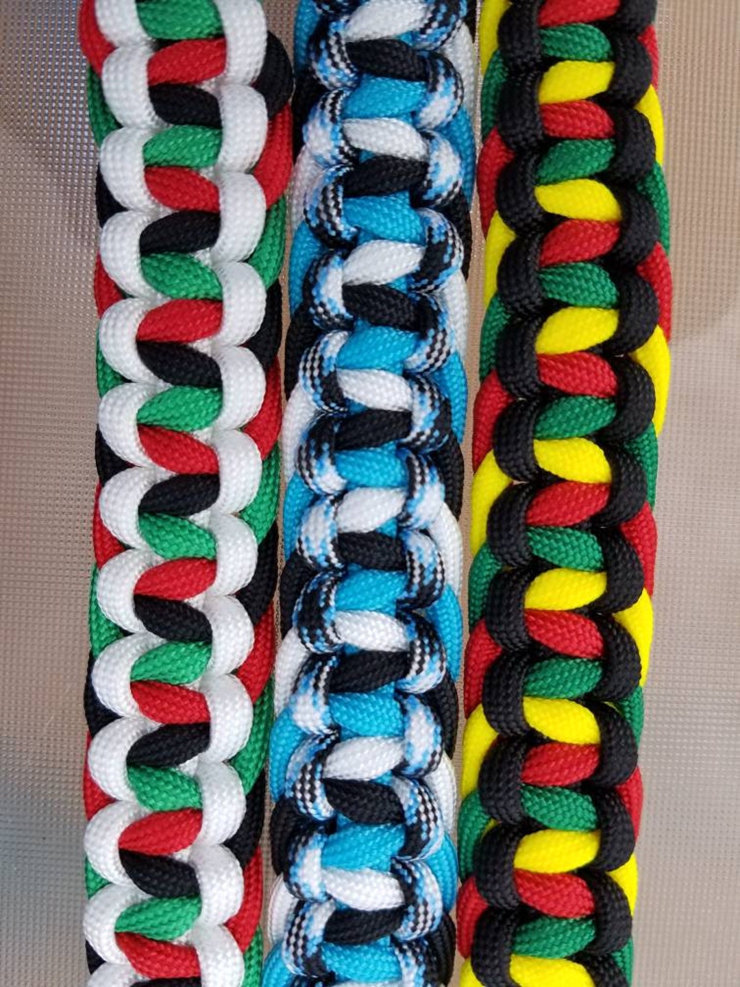 Custom 3-way Cobra Knot Paracord Bracelet: Nautical Survival Jewelry - Etsy