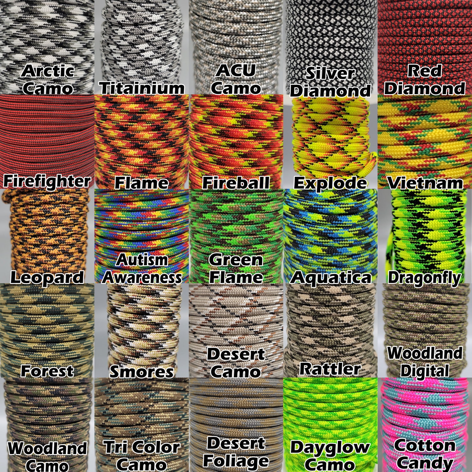 Custom 3-color Paracord Bracelet: Modified Cobra Knot, Team Colors - Etsy