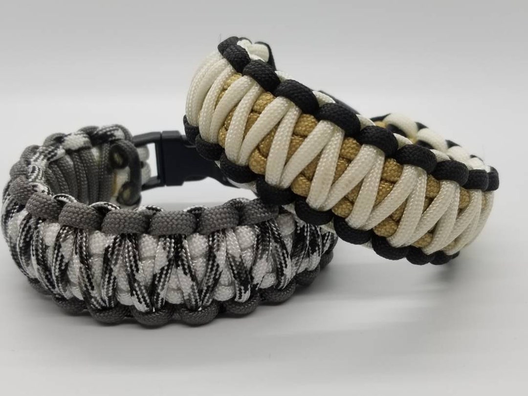 Custom Paracord Bracelets, Custom King Cobra Knot, Handmade Bracelets ...