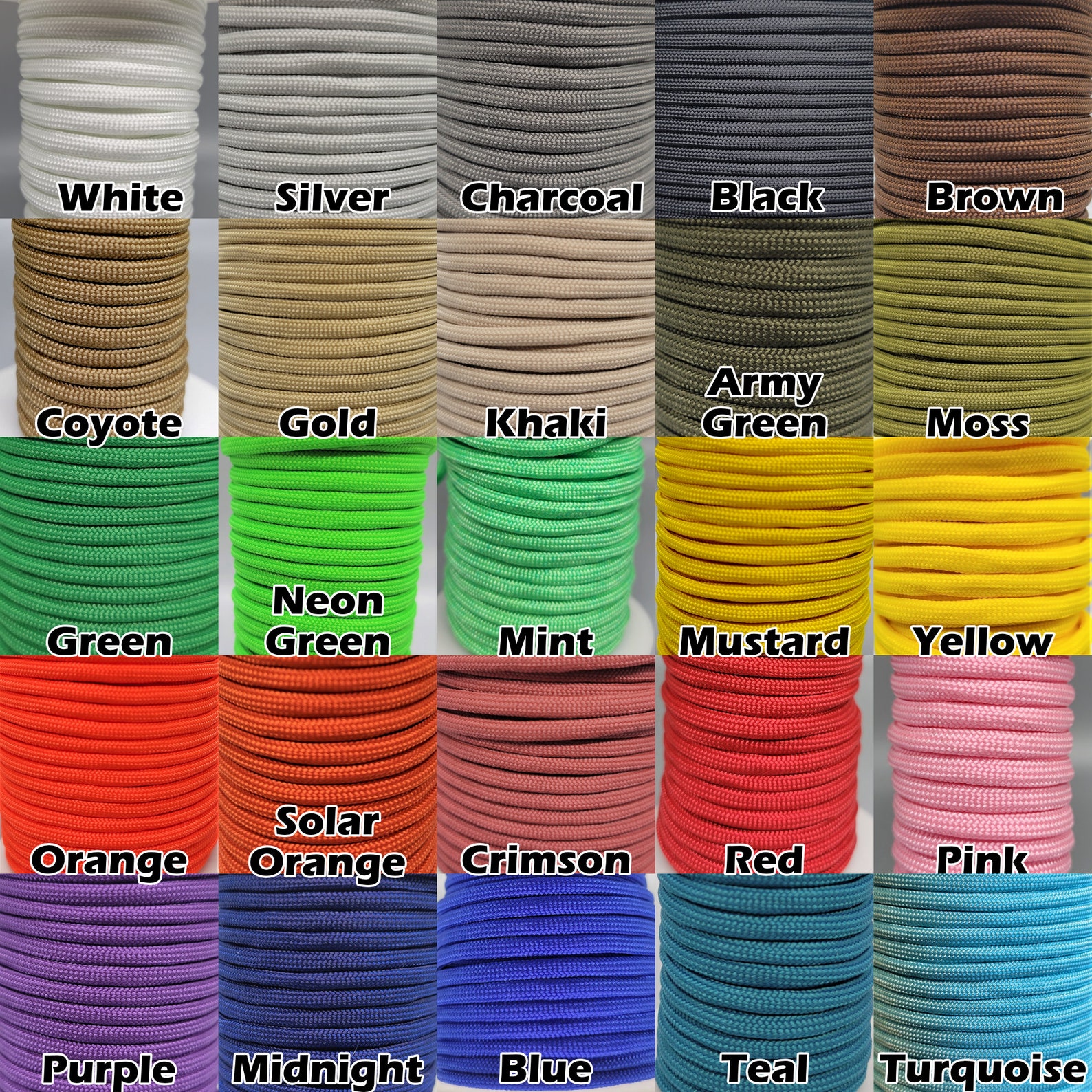 Custom 3-color Paracord Bracelet: Modified Cobra Knot, Team Colors - Etsy