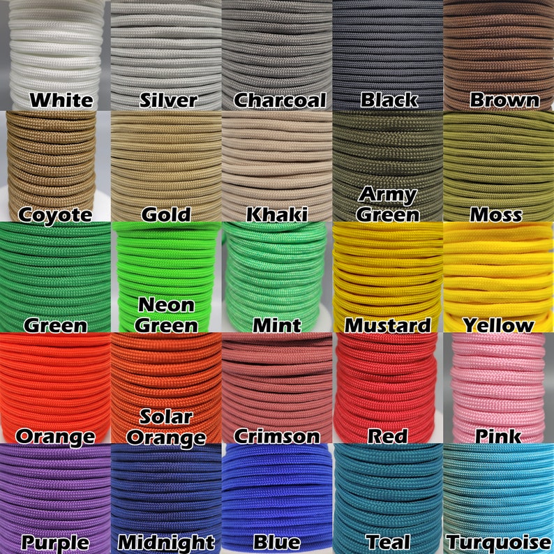 Custom 3-color Paracord Bracelet: Modified Cobra Knot, Team Colors - Etsy