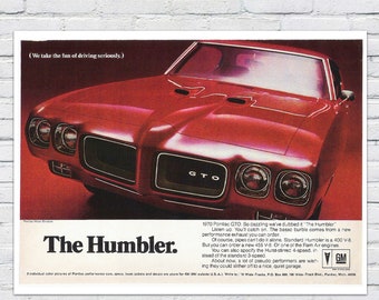 Pontiac Gto Poster - Etsy