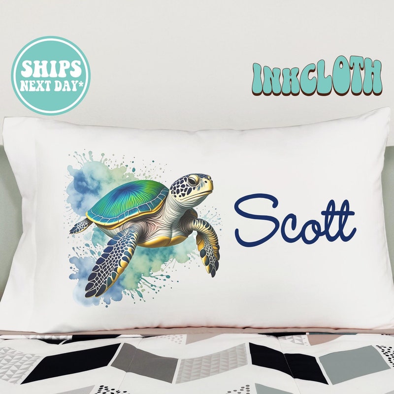 Turtle Pillow Personalise - Etsy