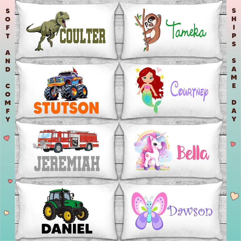 Personalized Pillowcases - Etsy