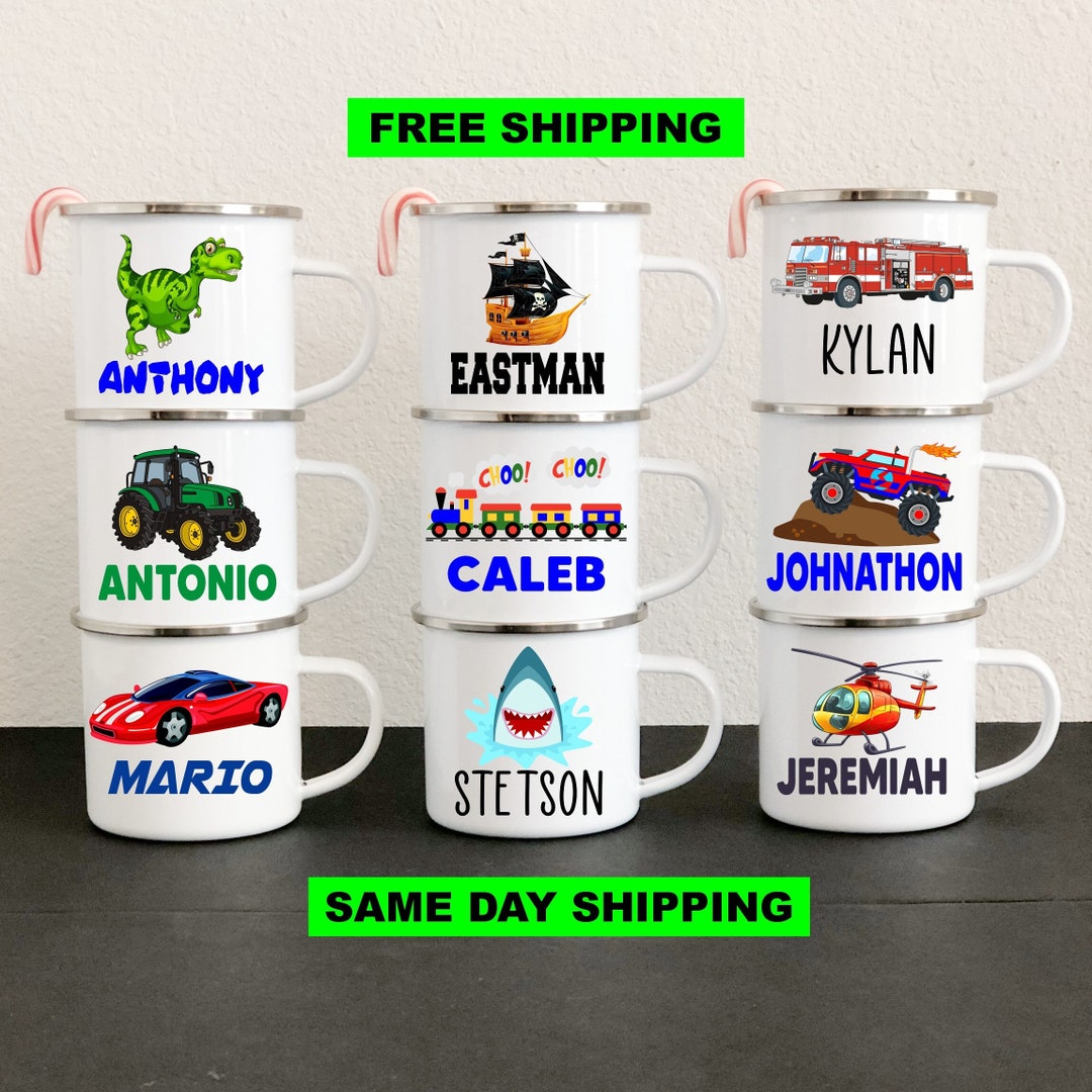 Personalized Mug for Boys, Hot Chocolate Mug for Kids, Kids ...