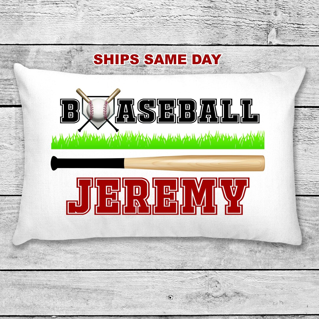 Baseball Pillowcase, Pillow Custom Personalized Baseball Pillowcase ...