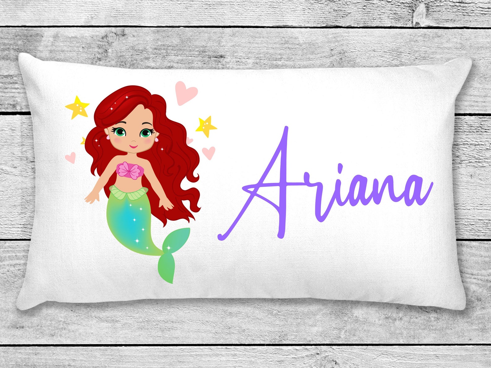 Personalized Kids Princess Pillowcase Custom Name and Custom Princess ...