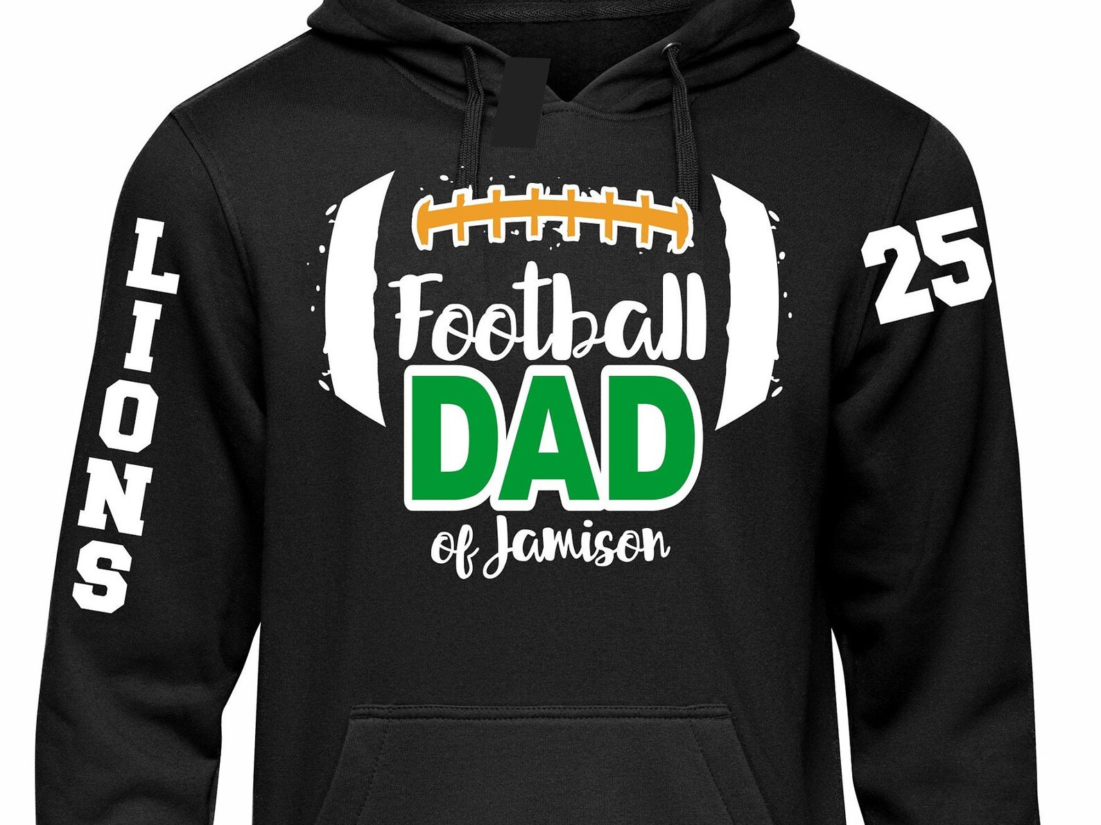 Football Dad Hoodie Football Shirts Football Spirit Wear - Etsy