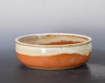 Ceramic Flat Bottom Bowl - Etsy