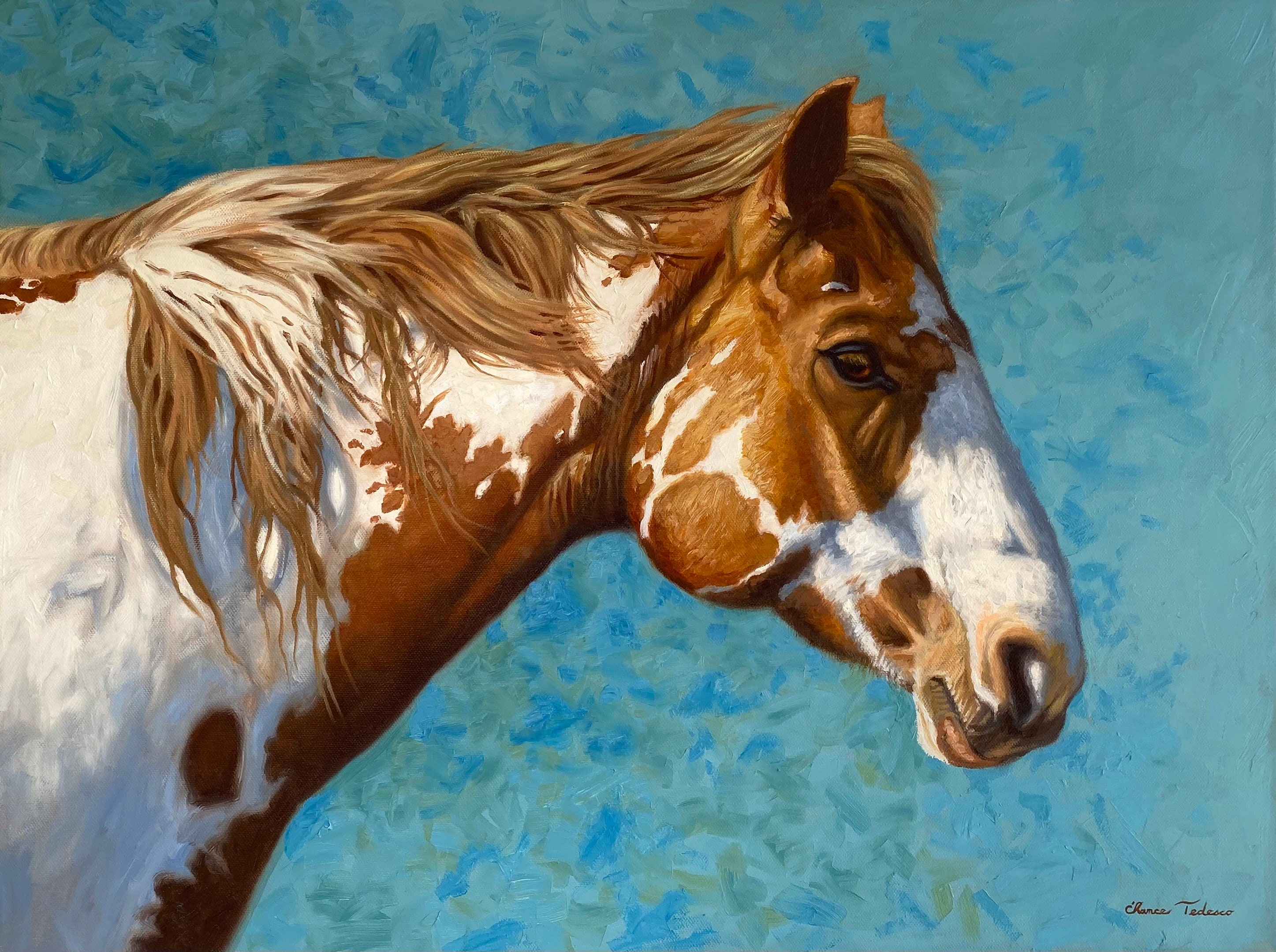 Horse Art Original Limited Edition Print / Wild Stallion Horse Wall ...