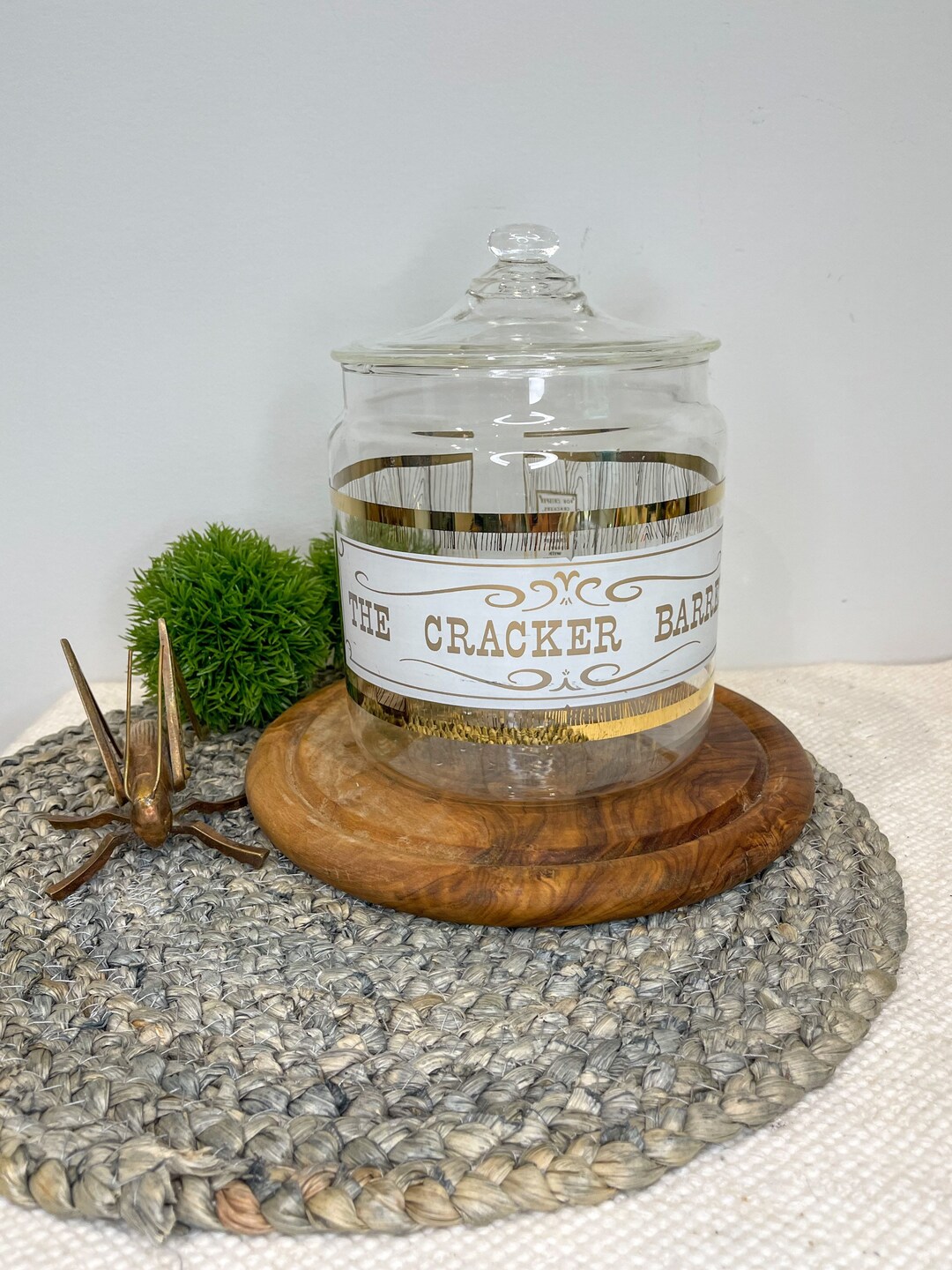 Vintage 1960’s Pyrex “the Cracker Barrel” Glass Cookie or Cracker ...