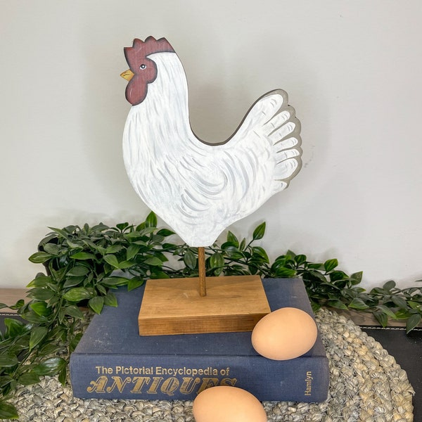 Hand Painted Chicken - Etsy
