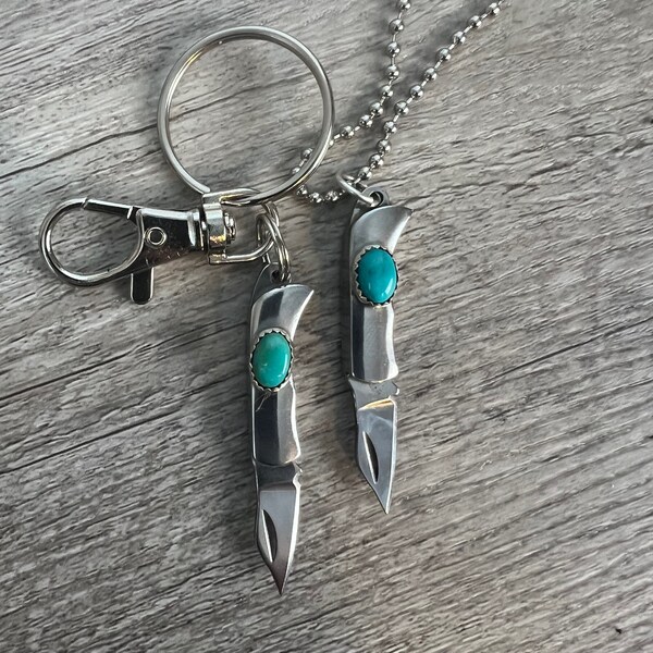 Pocket Knife Pendant - Etsy