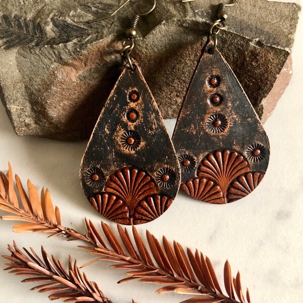 Stamped Earrings - Etsy