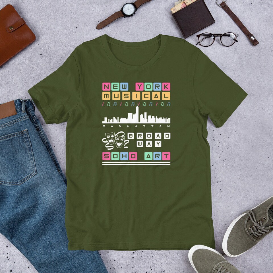 90S New York Musical Broadway Tshirt l broadway musical t shirt sold by ...