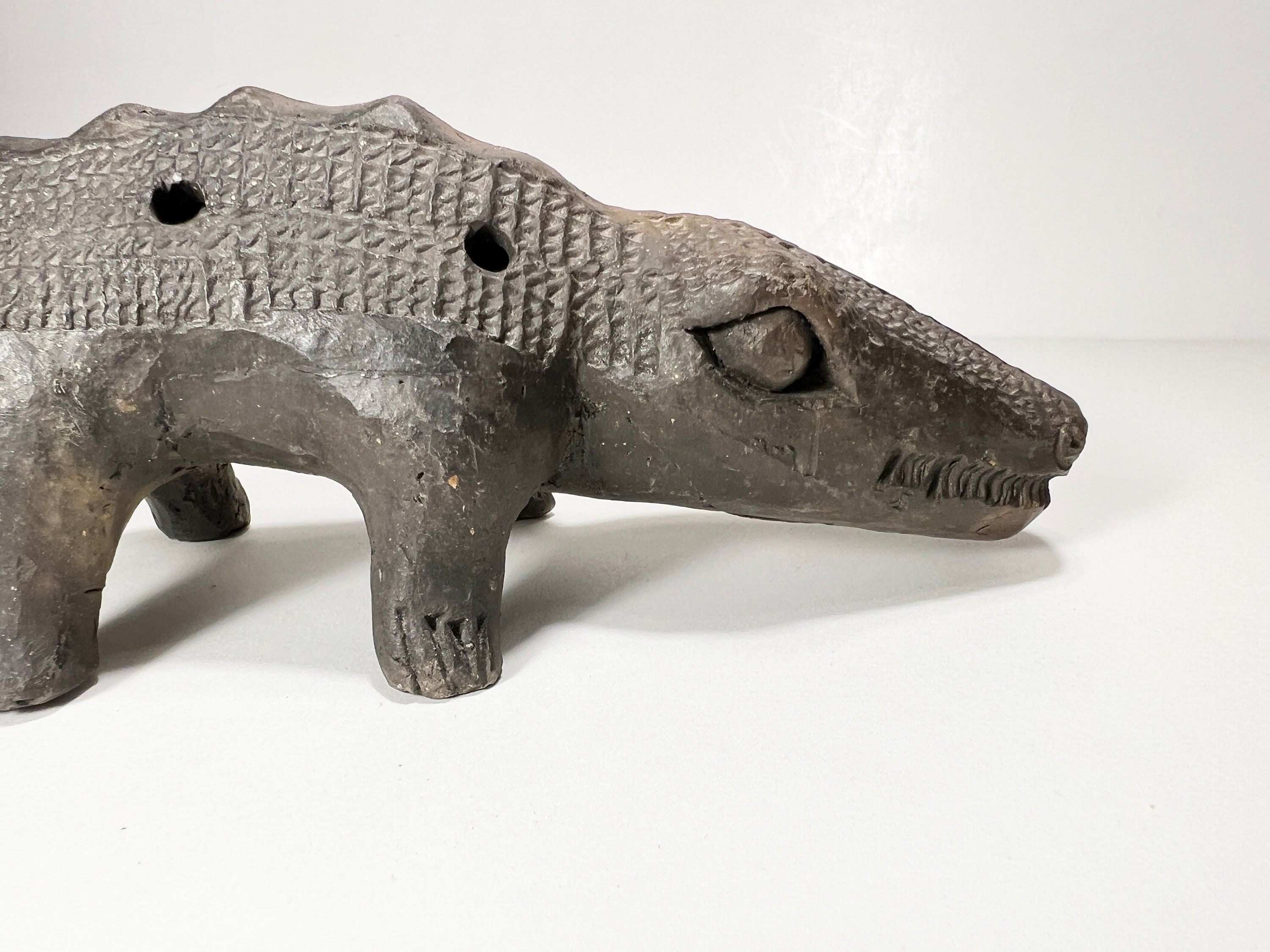 Crocodile Alligator Clay Ocarina Flute Musical Whistle - Etsy