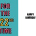 Happy 44th Birthday Funny 44th Birthday Card 44 Years Old a Witty and ...