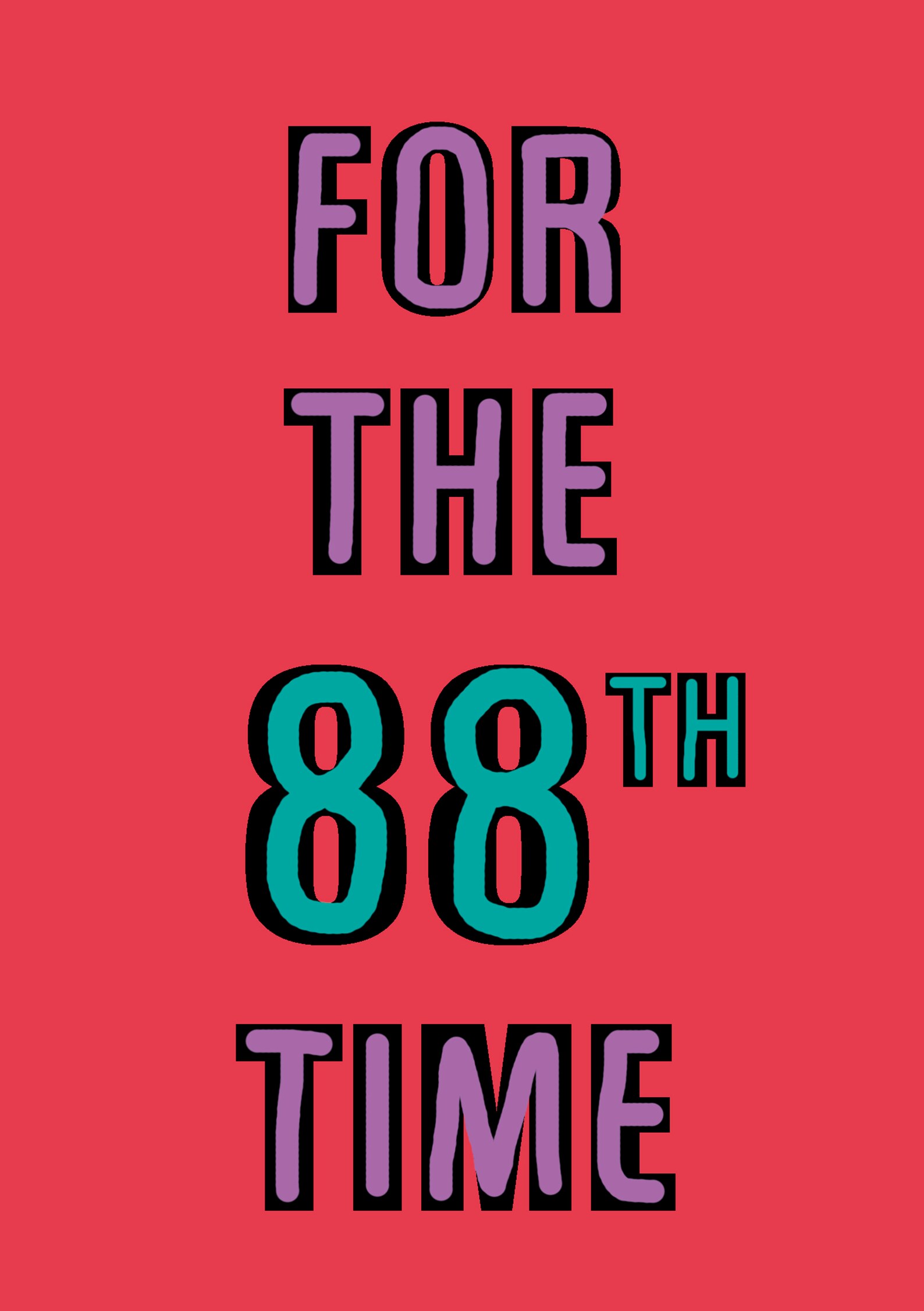 Happy 88th Birthday Funny 88th Birthday Card 88 Years Old Etsy happy-88th-birthday-funny-88th-birthday-card-88-years-old-etsy