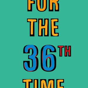 Happy 36th Birthday - Funny 36th Birthday Card - 36 Years Old - a Witty ...