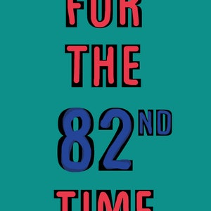 Happy 82nd Birthday - Funny 82nd Birthday Card - 82 Years Old - a Witty ...