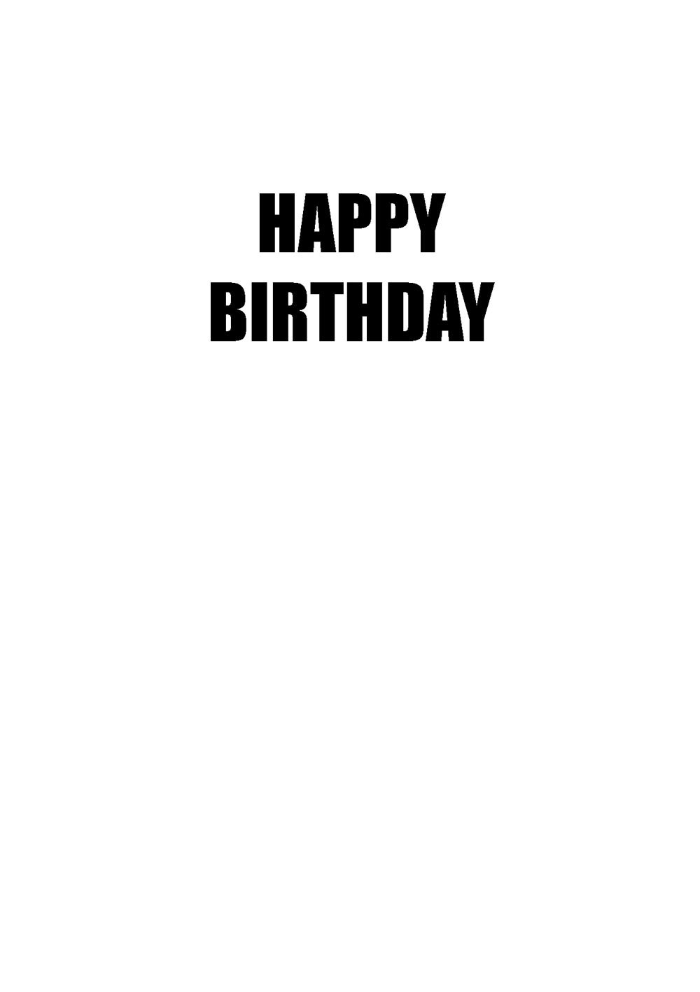 Funny Birthday Card Amusing Birthday Card No Present Witty Birthday ...