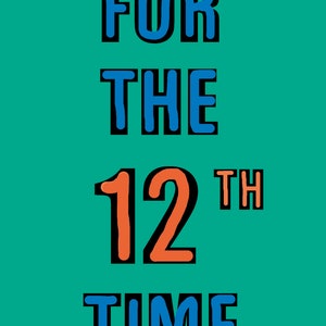 Happy 12th Birthday - Funny 12th Birthday Card - 12 Years Old - a Witty ...