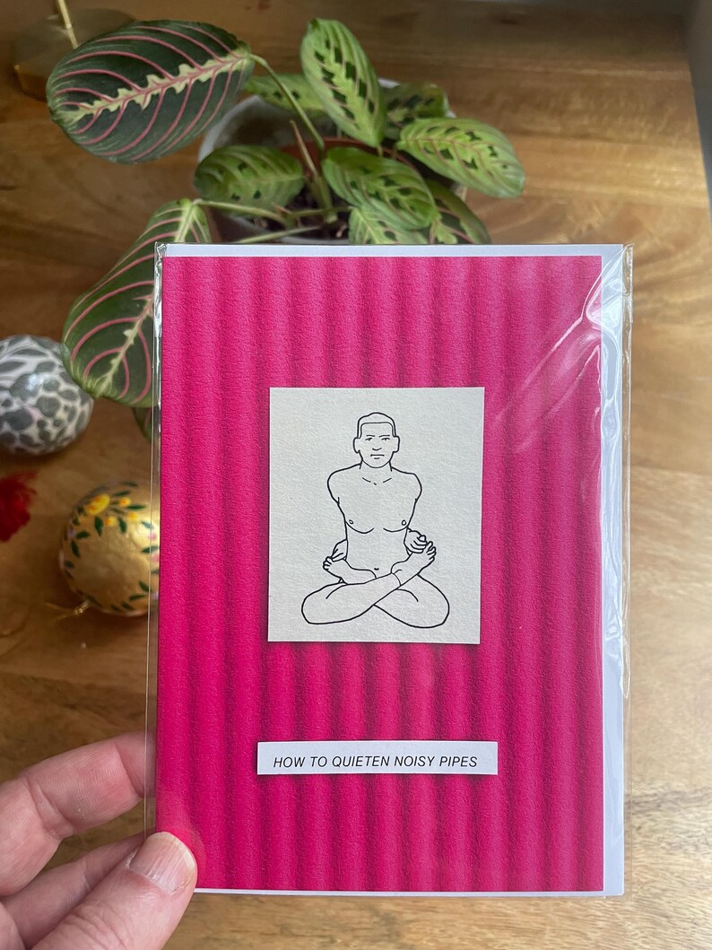 How to Quieten Noisy Pipes Yoga Pose. - Etsy