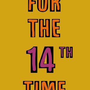 Happy 14th Birthday - Funny 14th Birthday Card - 14 Years Old - a Witty ...