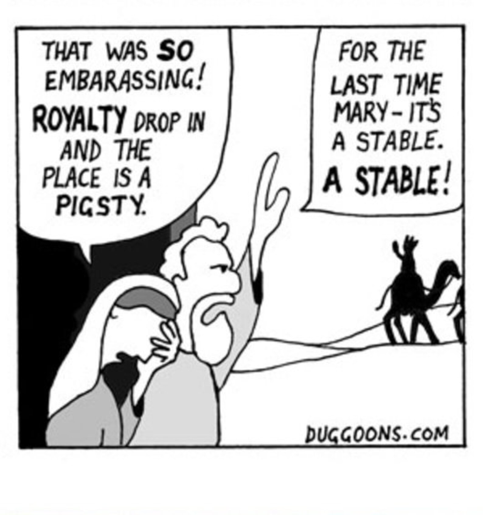 Funny Religious Christmas Card/christmas Cards/art/artwork/famous ...