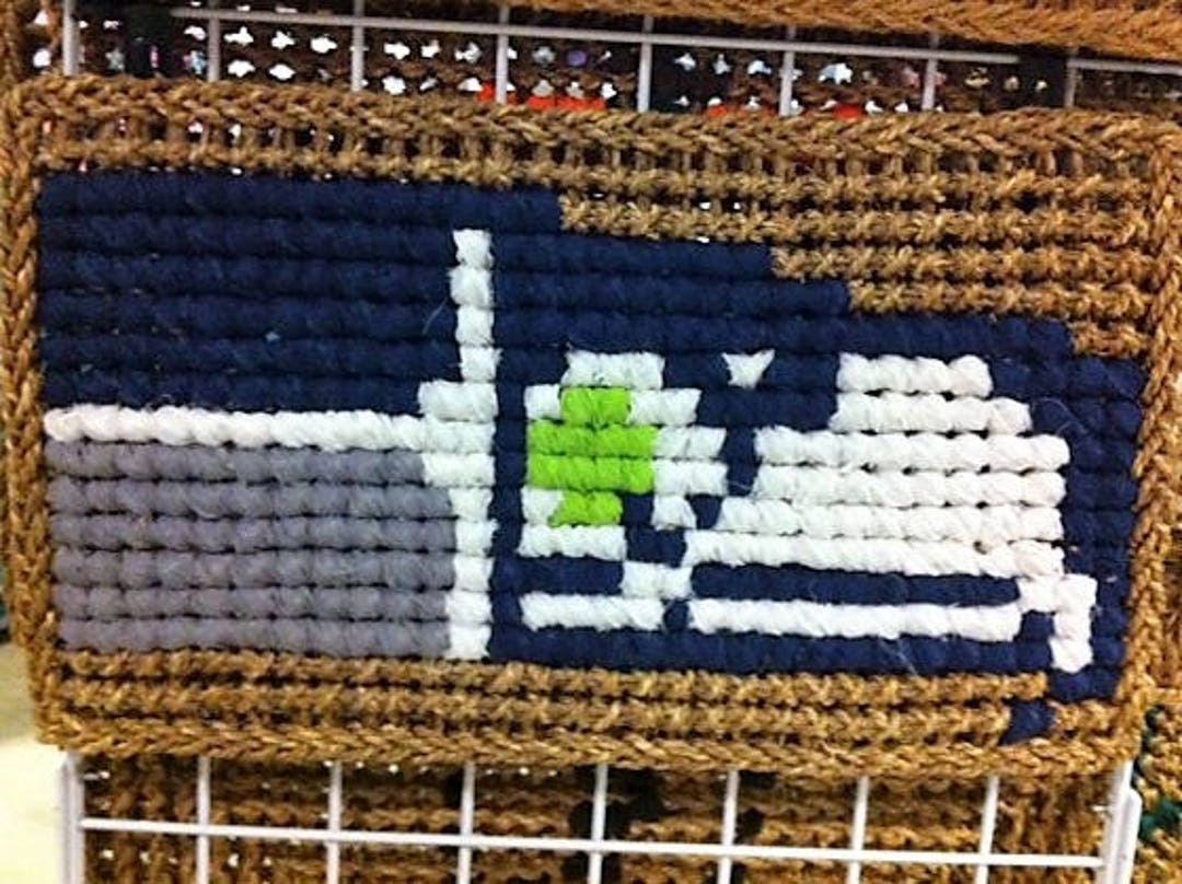 Hand-stitched Doormat - Seattle Seahawks - Etsy