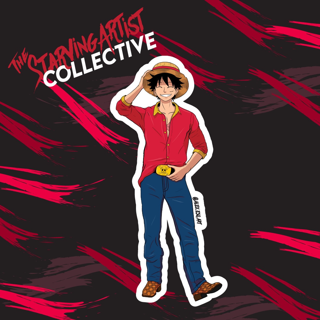 Cumbia Luffy | Die Cut Anime Vinyl Sticker - Etsy