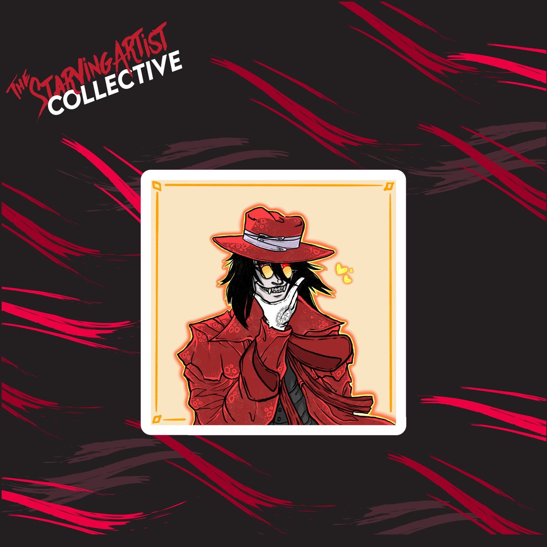 Alucard | Die Cut Anime Vinyl Sticker - Etsy