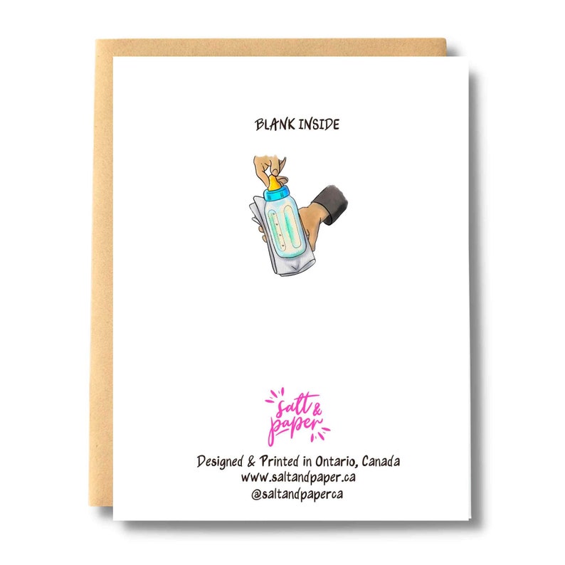 Funny New Baby Card: House White Sommelier Design - Etsy