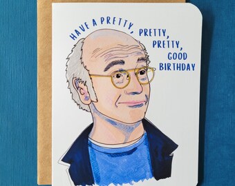 Curb Your Enthusiasm Birthday Card - Etsy UK