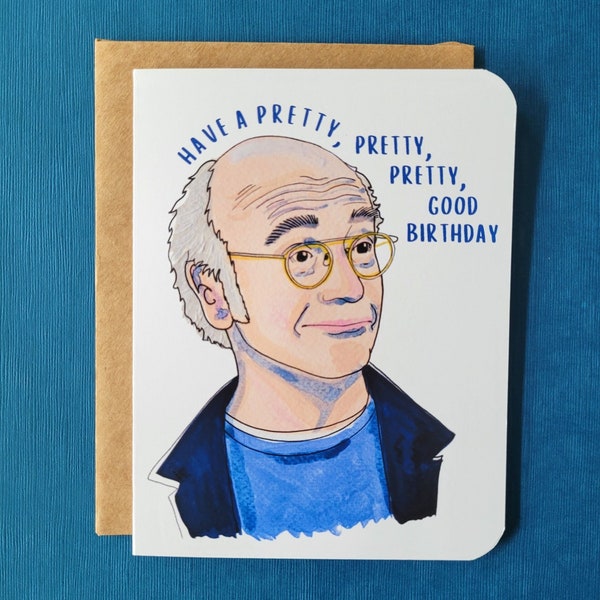 Curb Your Enthusiasm Card - Etsy