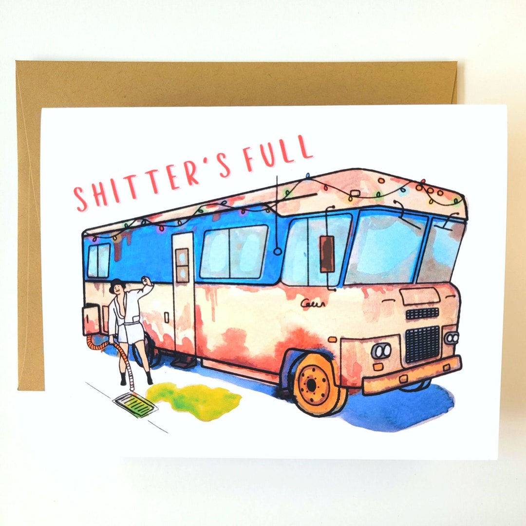 Shitter's Full Family Christmas Card , Lampoon Movie, Nostalgic Card ...