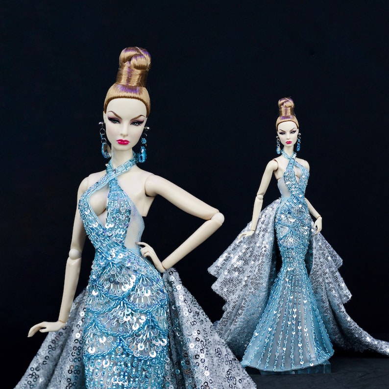 BING and WHITE PINK Fashion for 12 Dolls: Fashion Royalty, Nuface ...