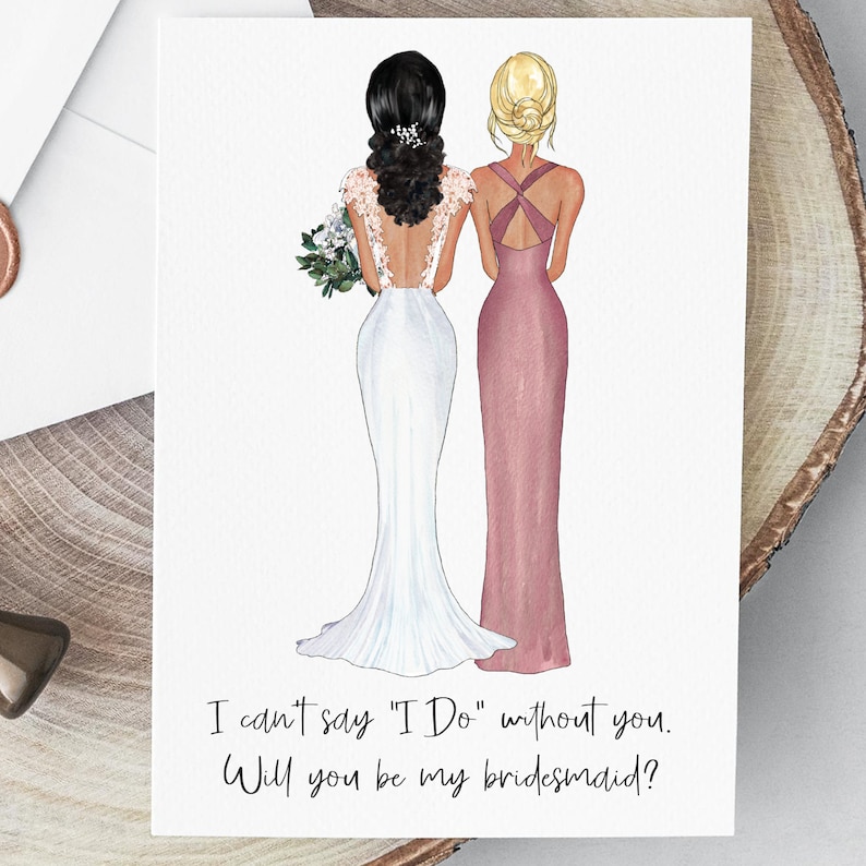 Printable Bridesmaid Proposal Card Instant Download Etsy