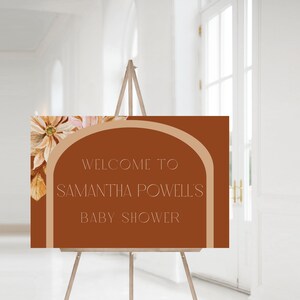 Boho Baby Shower Welcome Sign Baby Shower Welcome Sign - Etsy
