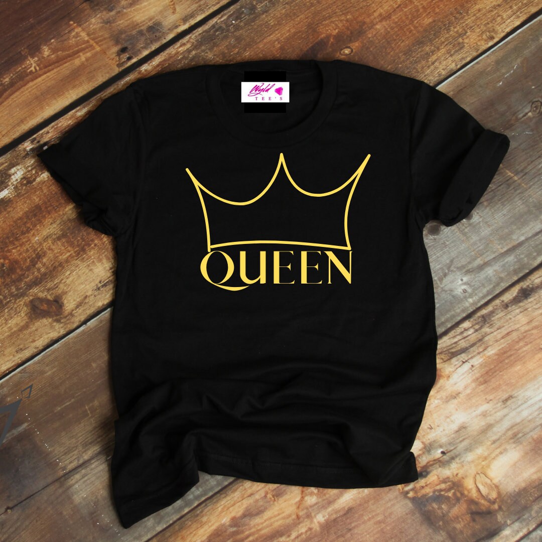 Queen T-shirt Crown Queen Shirt Black Girl Magic - Etsy